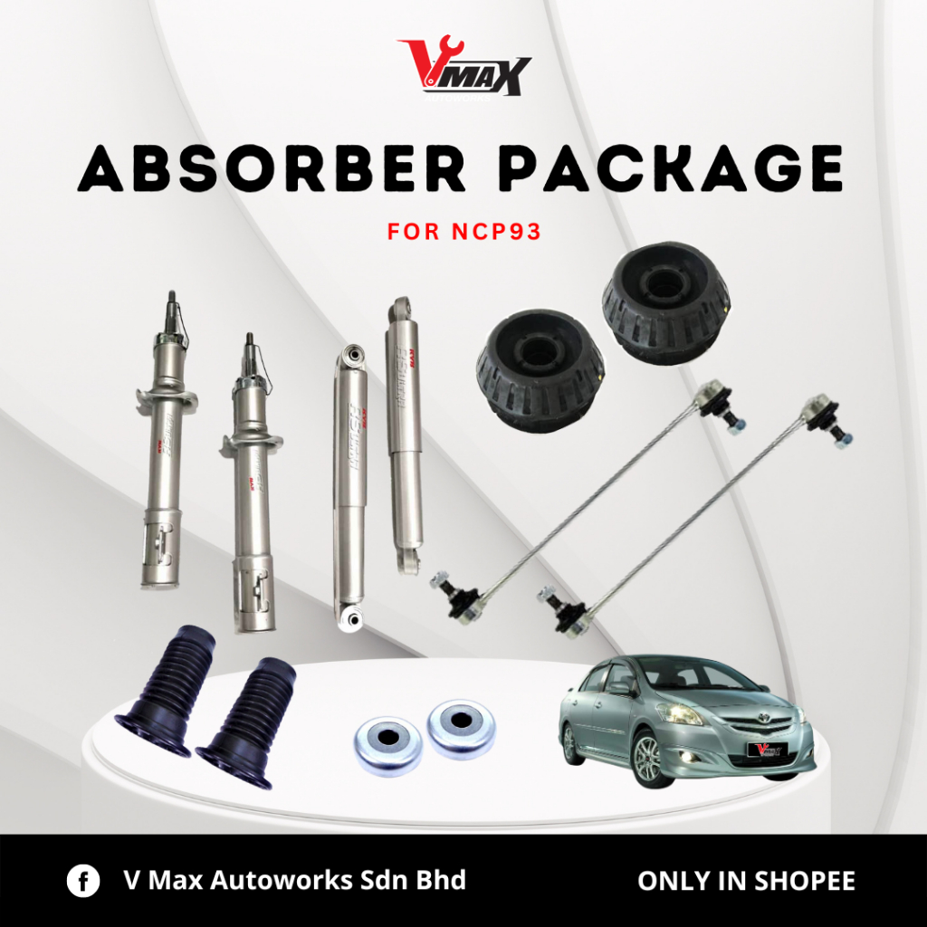 Absorber Kayaba RS Ultra Package Toyota Vios Ncp93 | Shopee Malaysia