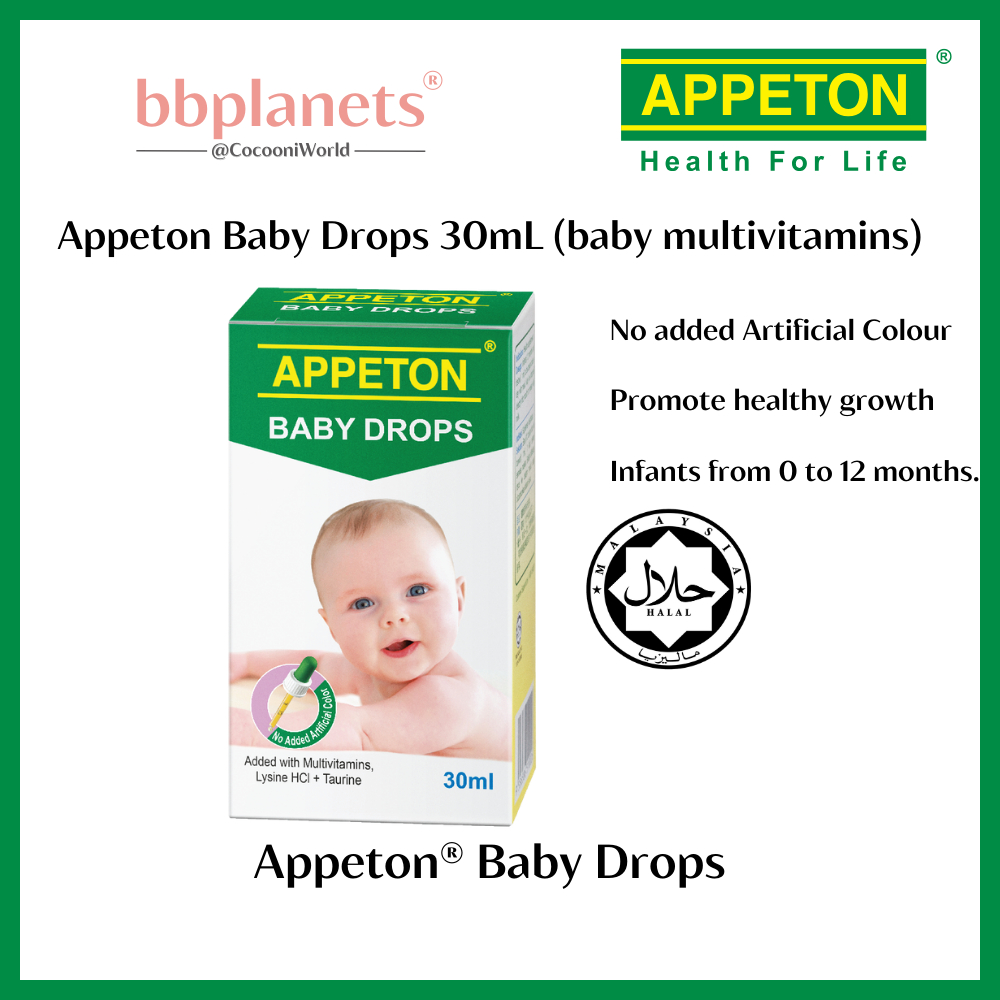 [EXP:04/28] Appeton Baby Drops 30ML (baby multivitamins) for Baby ...
