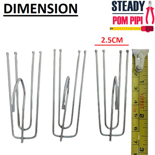 10PCS CURTAIN HOOK / CURTAIN PLEAT HOOK / CANGKUK LANGSIR TENGAH / 8430 ...