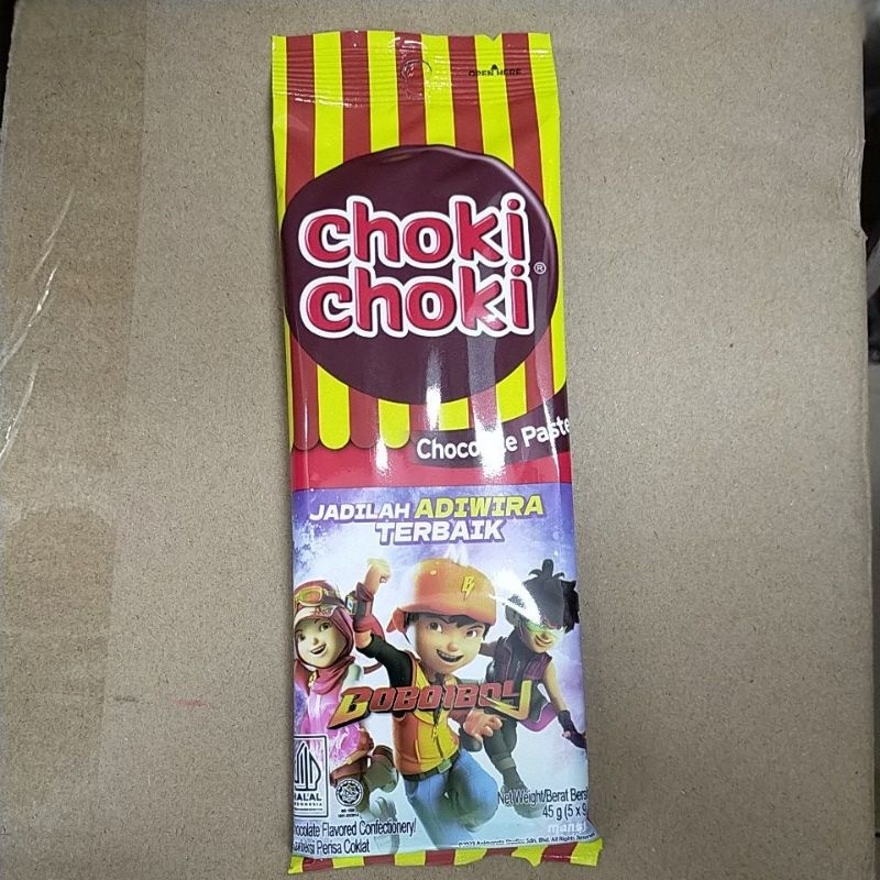 Choki Choki Chocolate Paste 45g (5 x 9g) | Shopee Malaysia