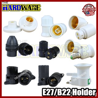 🔥Ready Stock🔥Lamp Base Bulb Holder Wedge Holder Batten Lampu E14 to E27 ...