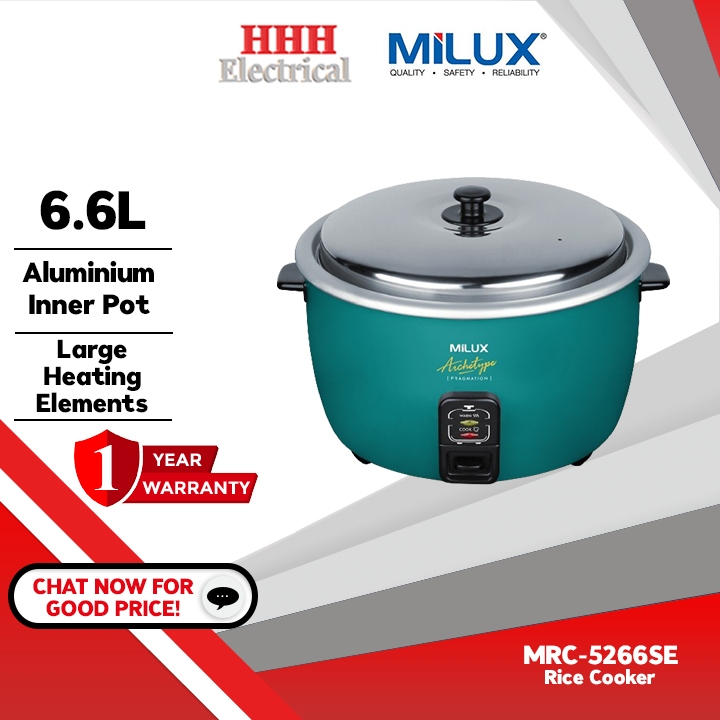 Milux 6.6L Electric Rice Cooker MRC-5266SE Periuk Nasi Elektrik ...