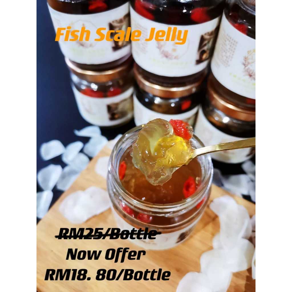 Fish Scale Jelly 鱼鳞冻‼️天然深海胶原蛋白鱼鳞冻Natural Fish Scale Collagen and Jelly ...