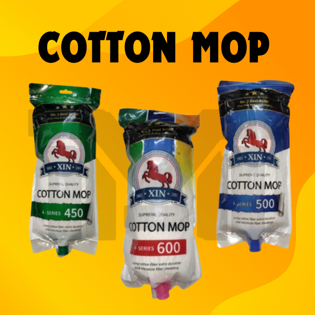 XIN HORSE BRAND A-SERIES COTTON MOP / MOP LANTAI PUTIH | Shopee Malaysia