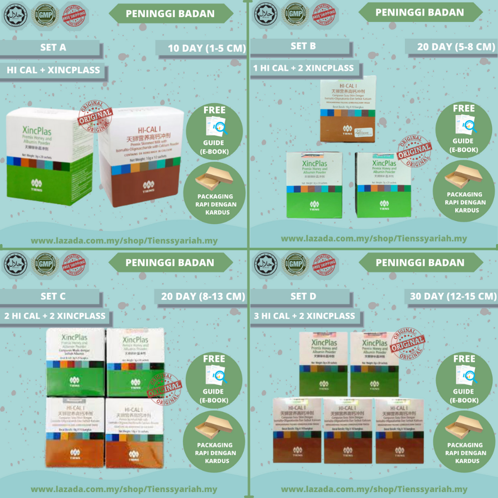 SUSU TINGGI BADAN CALSIUM TIENS supplement ubat tinggi badan hormon ...