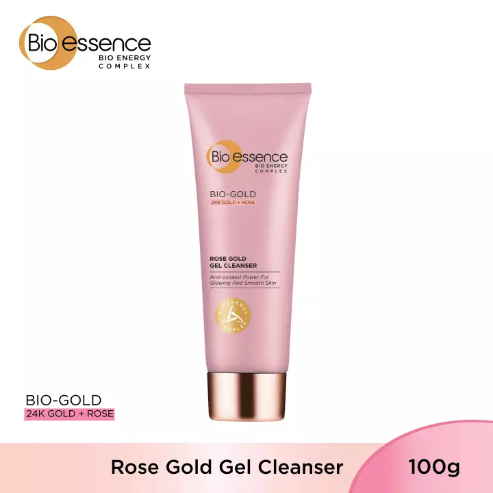 BIO-ESSENCE Bio-Gold Rose Gold Gel Cleanser (100g) | Shopee Malaysia