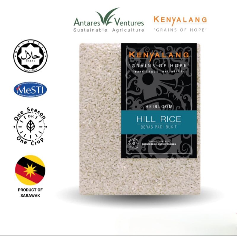 Kenyalang Heirloom Sarawak Hill Rice 1kg | Shopee Malaysia