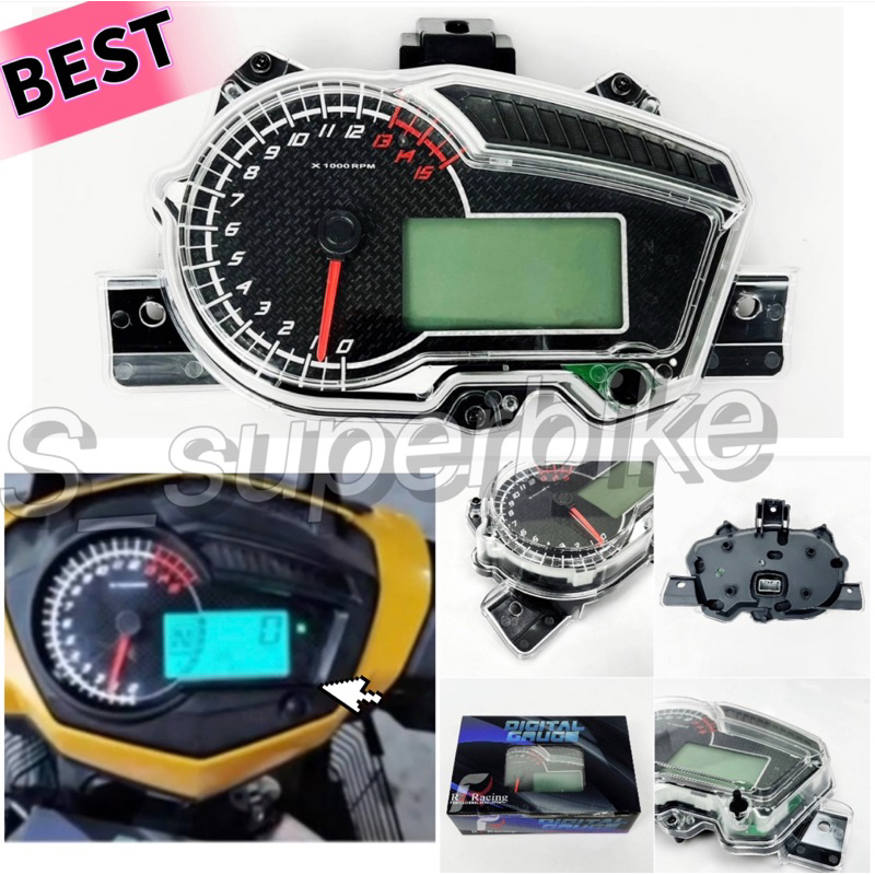 Y15ZR V1 METER DIGITALINCLUDE MANUAL YAMAHA Y15 SPEEDOMETER ASSY SPEEDO ...