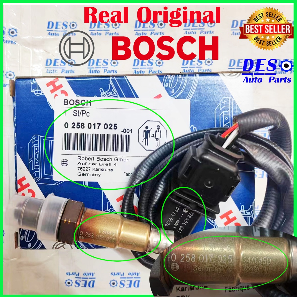 BOSCH 0258017025 Wide Band Oxygen Sensor LSU4.9 With AEM air-fuel ratio ...