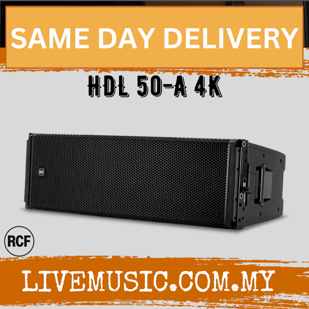 RCF HDL 50-A 4K 3-Way 8000W Powered Line-Array Speaker Module ( HDL50A4K / HDL 50A ) | Shopee ...