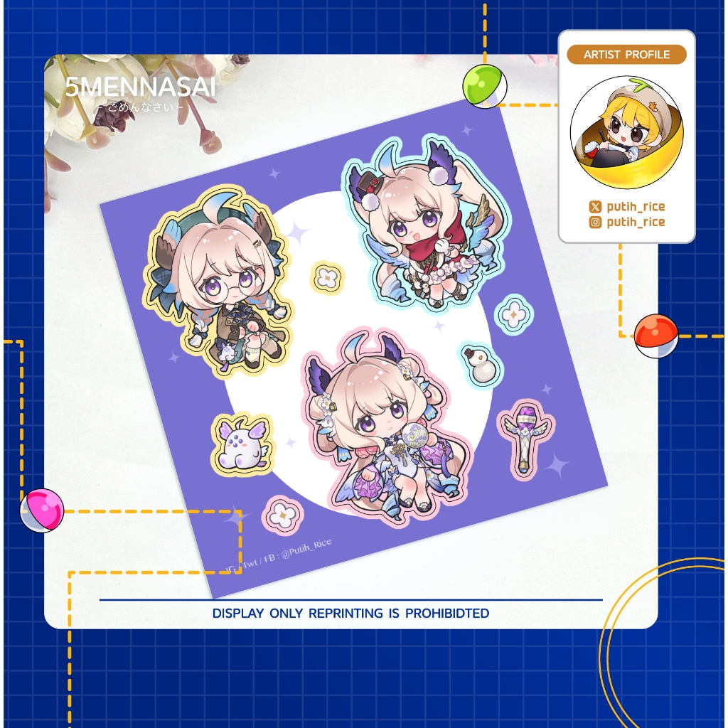 Vtuber ENNA ALOUETTE Stickers Sheet [Nijisanji EN] | Shopee Malaysia