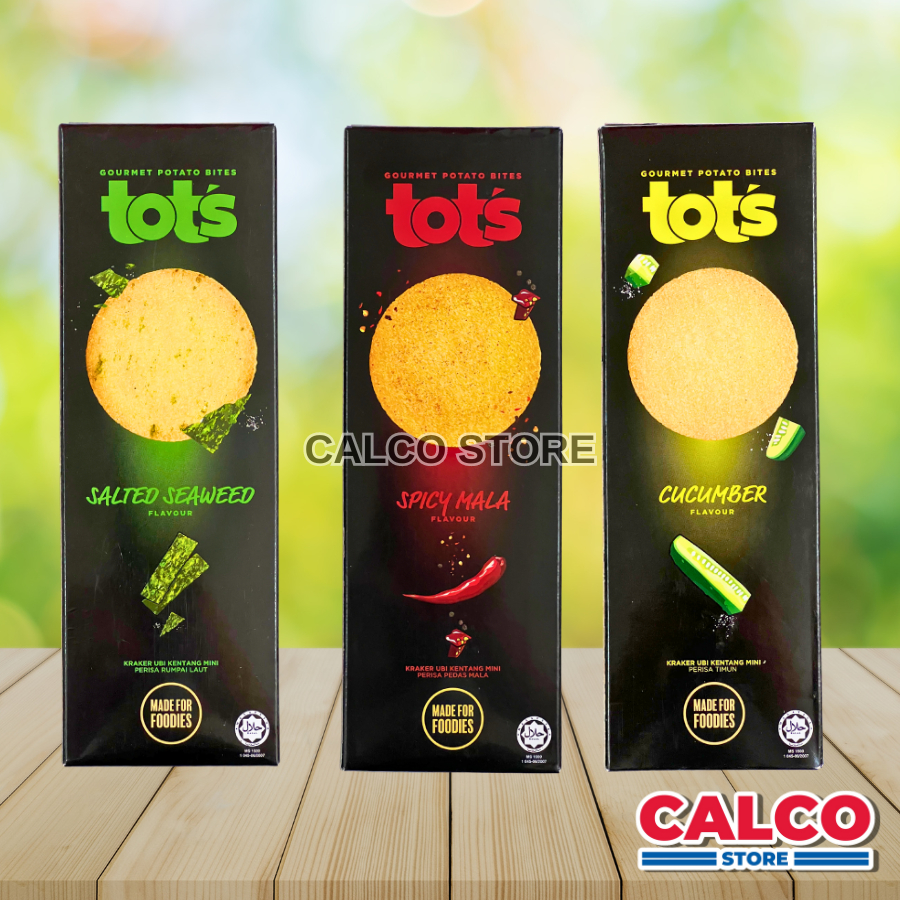 40g x 2 packs Win2 Brand Gourmet Potato Bites Tots Salted Seaweed/Spicy ...