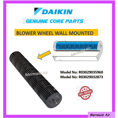 Daikin Aircond Indoor Blower Wheel Fan Cross Flow 1HP - 2.5HP ...