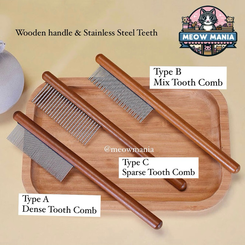 🐱MeowMania🐾 【3 PCS】Pet Hair Comb Cat Dog Fur Remover Grooming Brush ...
