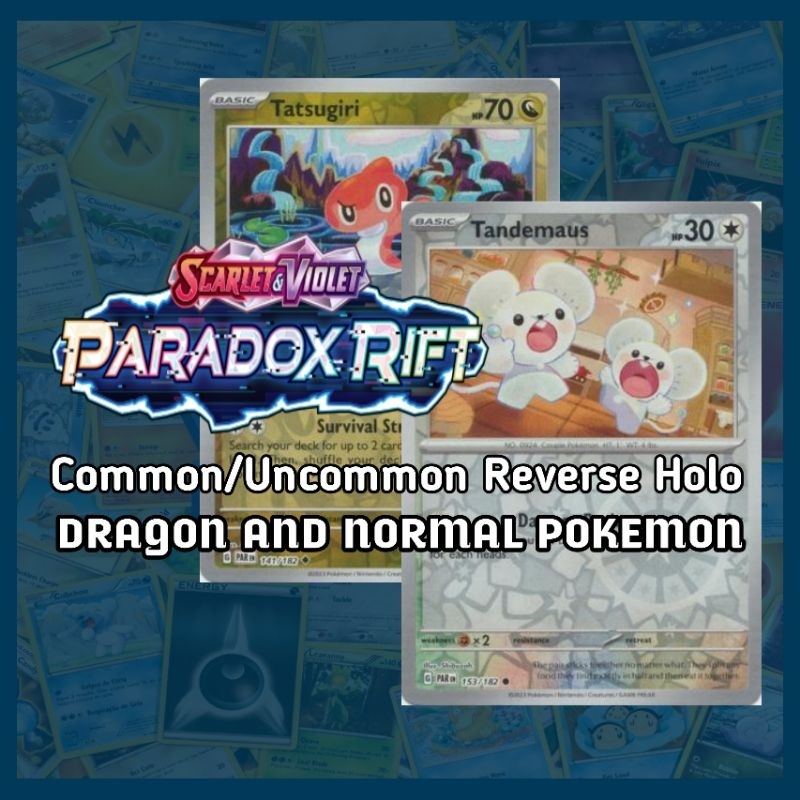 Paradox Rift - DRAGON/NORMAL (Reverse Holo) | Pokemon TCG | Shopee Malaysia