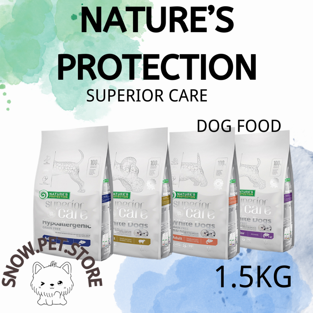 NP NATURE'S PROTECTION (1.5KG) SUPERIOR CARE WHITE DOG (JUNIOR / SALMON ...