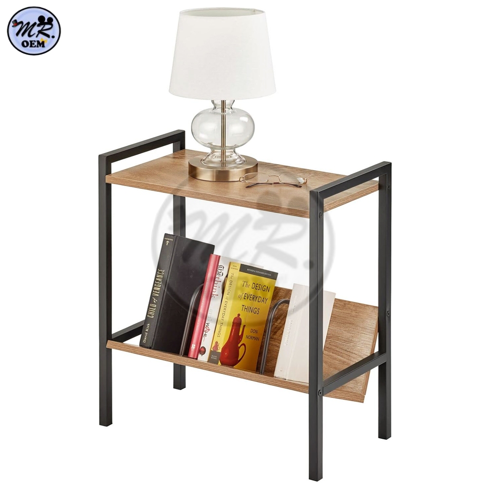 MR OEM 2 Tier Book Shelf Magazine Rack Side Table Coffee Table Home ...