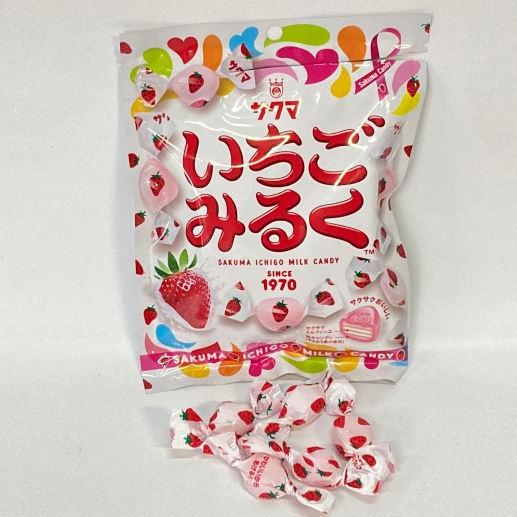 Sakuma Seika Strawberry Milk Candy 83g 【Direct From Japan】 | Shopee ...