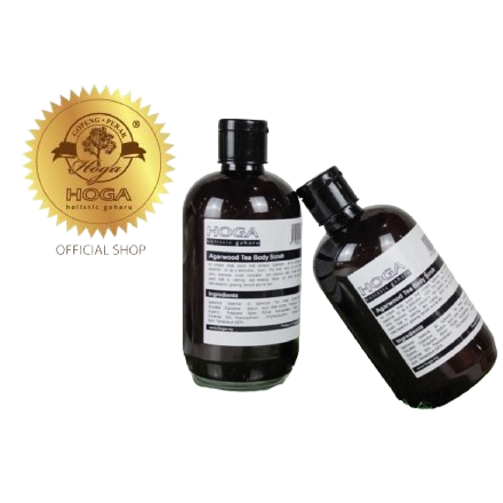 HOGA Agarwood Tea Body Scrub (500ml) | 沉香磨砂膏 (500毫升） | Shopee Malaysia