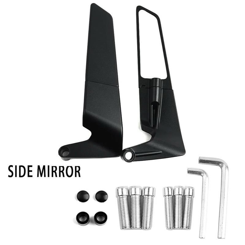 SIDE MIRROR WINGLET YAMAHA HONDA SUZUKI SYM BENNELI Y15 LC Y16 ADV NVX ...