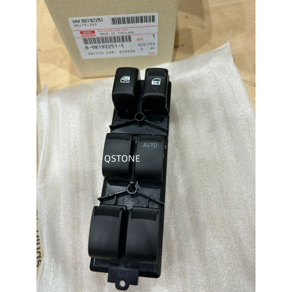 ISUZU D-MAX RT50 -ORIGINAL POWER WINDOW MAIN SWITCH FRONT DRIVER SIDE ...