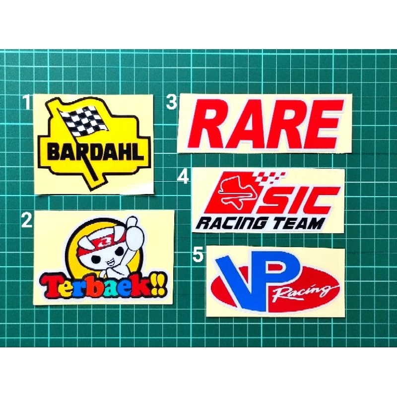 Sticker Retro Motor Bardahl / SIC Racing Team /RARE / VP Racing ...
