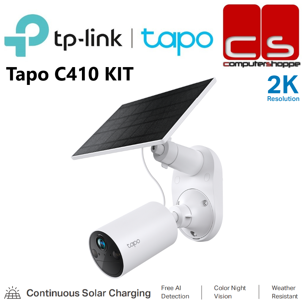 TP-Link Tapo C410 KIT Solar-Powered Security Camera Kit | Shopee Malaysia
