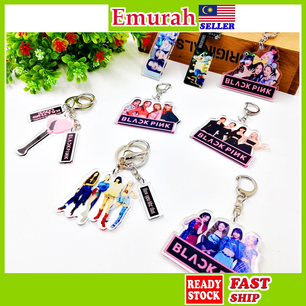 BPINK Acrylic Keychain BORN PINK JENNIE JISOO ROSE LISA | Shopee Malaysia