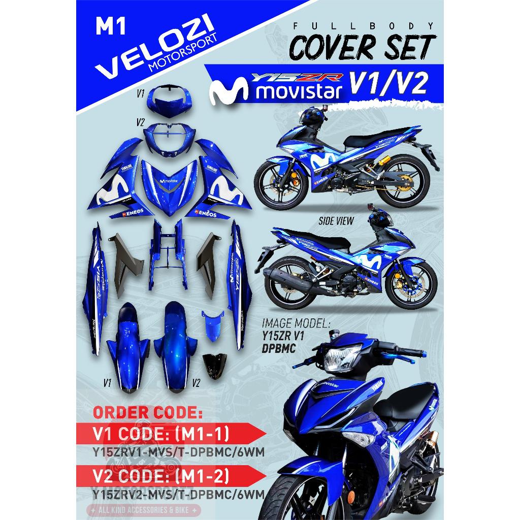 YAMAHA Y15 Y15ZR V1/V2 VELOZI MOVISTAR COVER SET | FAST SHIPPING ...