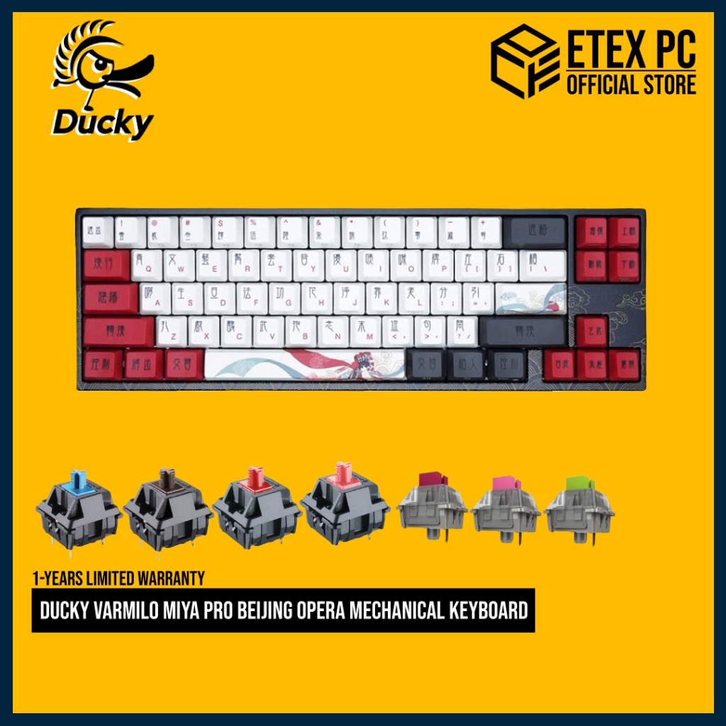 Ducky Varmilo Miya Pro Beijing Opera Mechanical Keyboard Cherry Mx