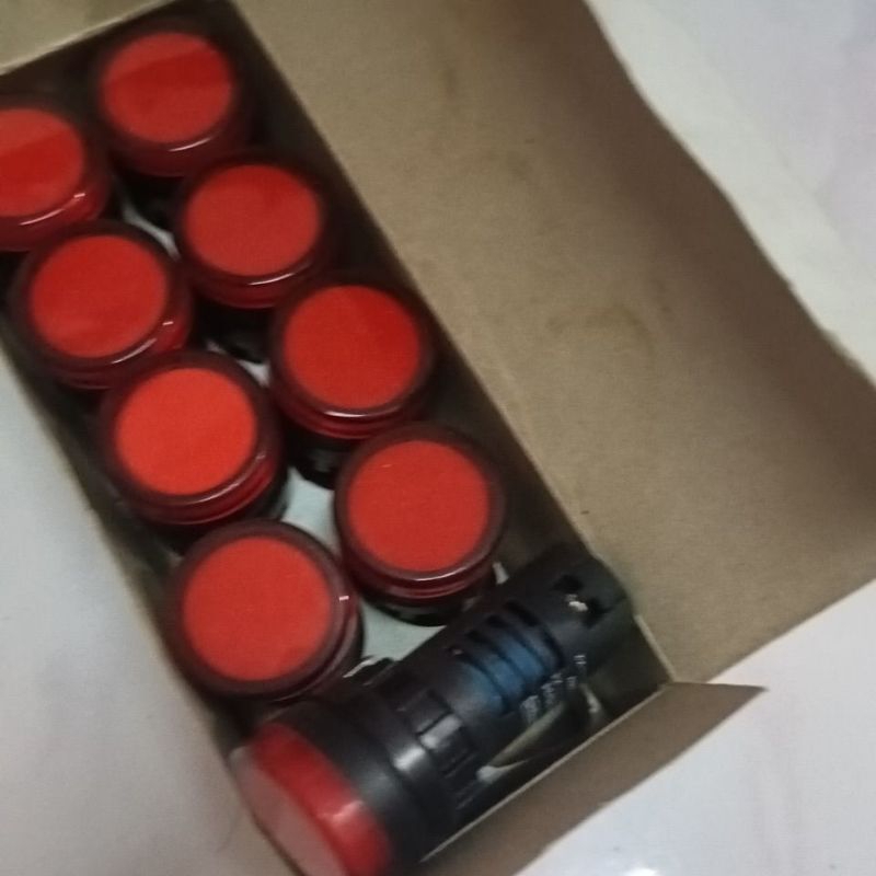 220v 22mm led pilot lamp(red) | Shopee Malaysia