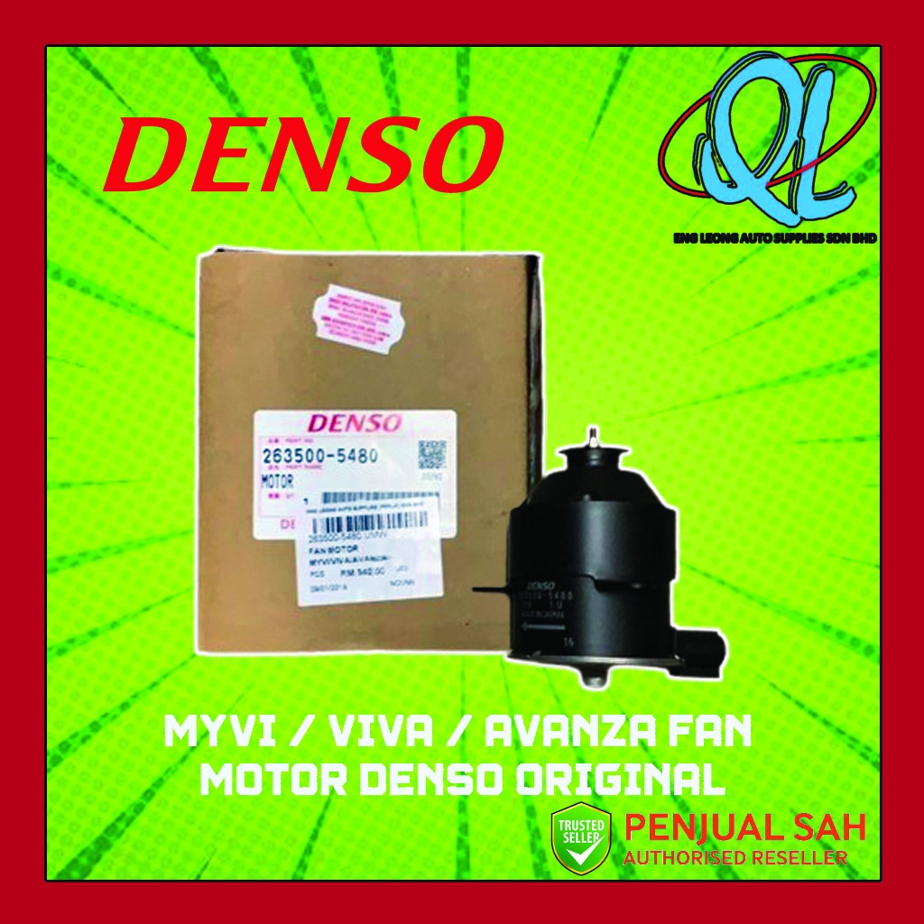 MYVI / VIVA / AVANZA FAN MOTOR DENSO ORIGINAL | Shopee Malaysia