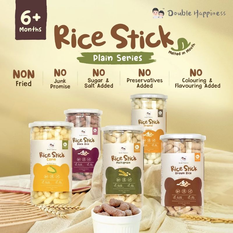 DOUBLE HAPPINESS | Rice Stick Plain Series ( 50g ) | Shopee Malaysia