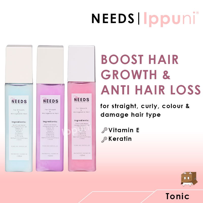 NEEDS Keratin Hair Spray Serum Candy Crush/Spa Sensation/Sugar Rush 70 ...