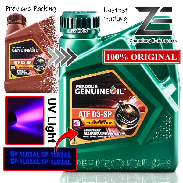 Original Perodua ATF D3-SP 1L Myvi Alza Axia Bezza Aruz Nautica Auto ...