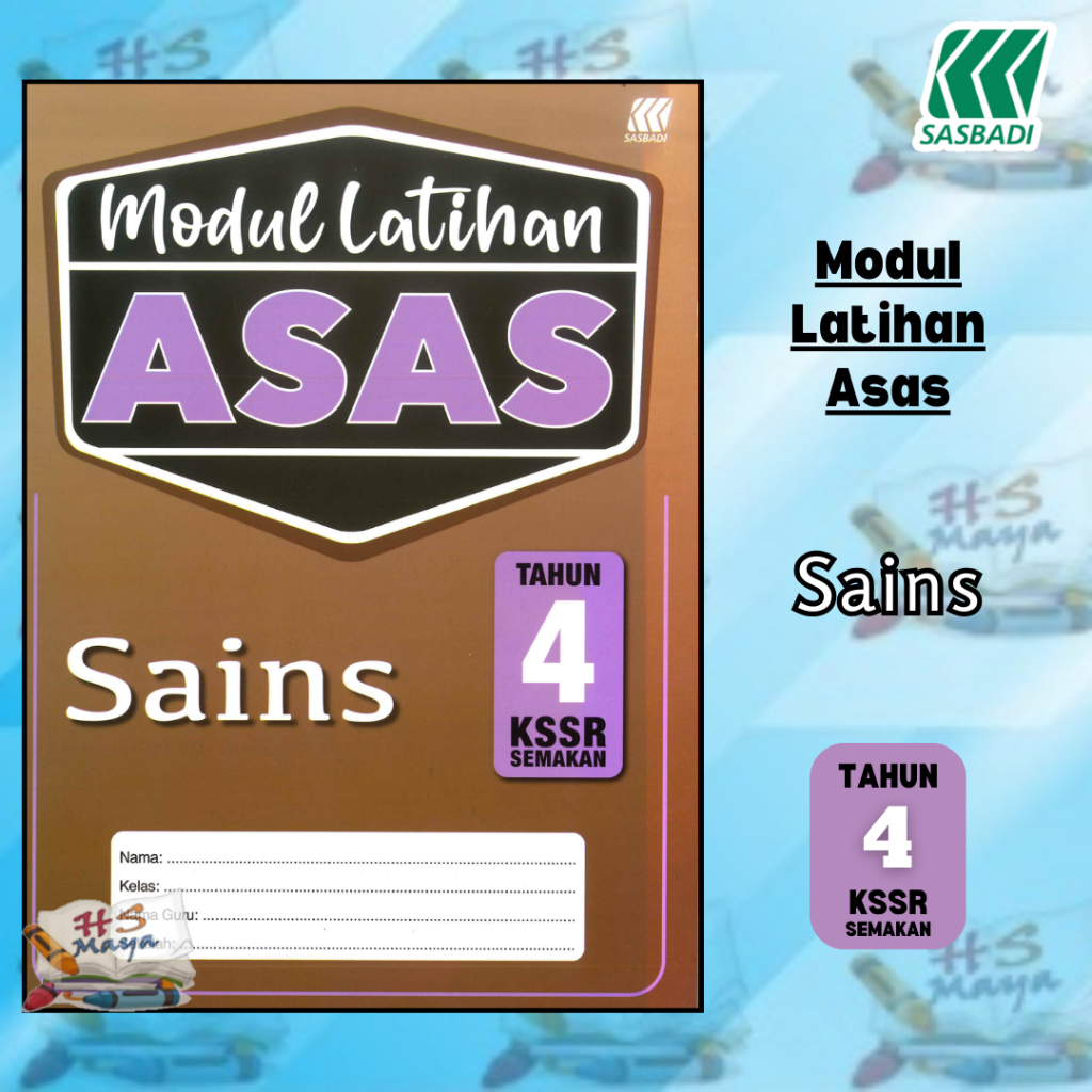 [Buku Latihan] MODUL LATIHAN ASAS SAINS TAHUN 4 KSSR SEMAKAN (2024) [SASBADI | Shopee Malaysia