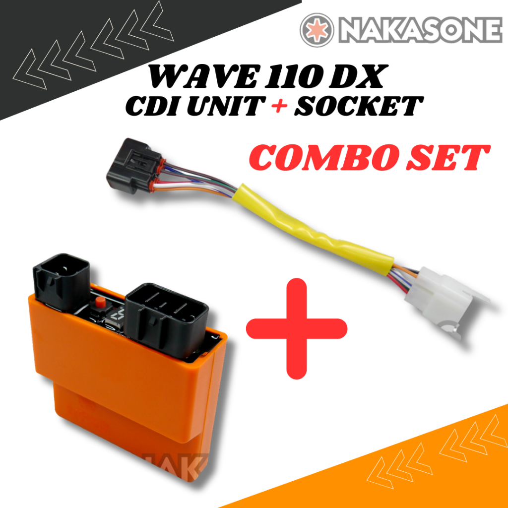 HONDA WAVE 110 DX CDI UNIT WITH CDI CONVERTER SOCKET #READY STOCK ...