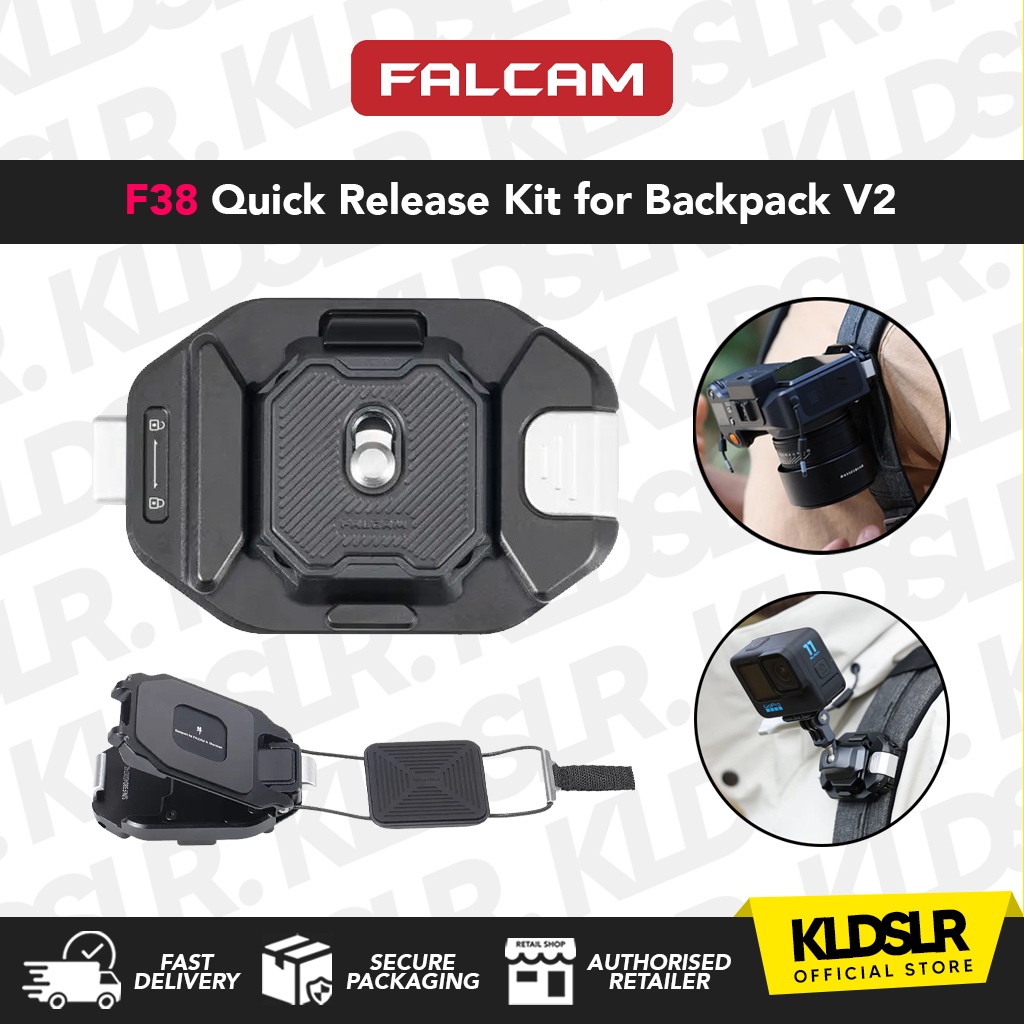 Falcam F38 Quick Release Kit For Camera Backpack Strap Clip V2 F38B3803 ...