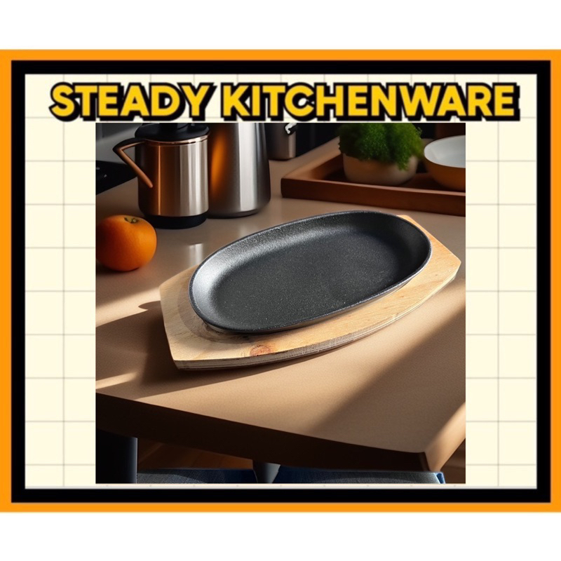 995 Sizzling Cast Iron Hot Plate / Sizzling Plate / Sizzling Mee Plate ...
