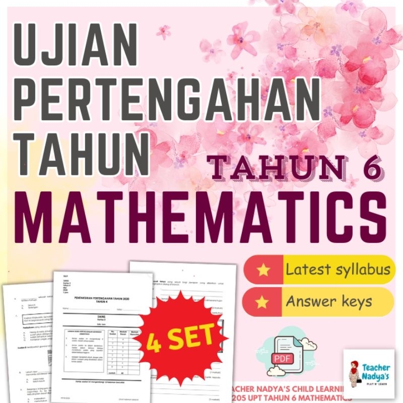 [ SOFTCOPY / PDF ] Ujian Pertengahan Tahun Matematik Tahun 6 | TN205 ...