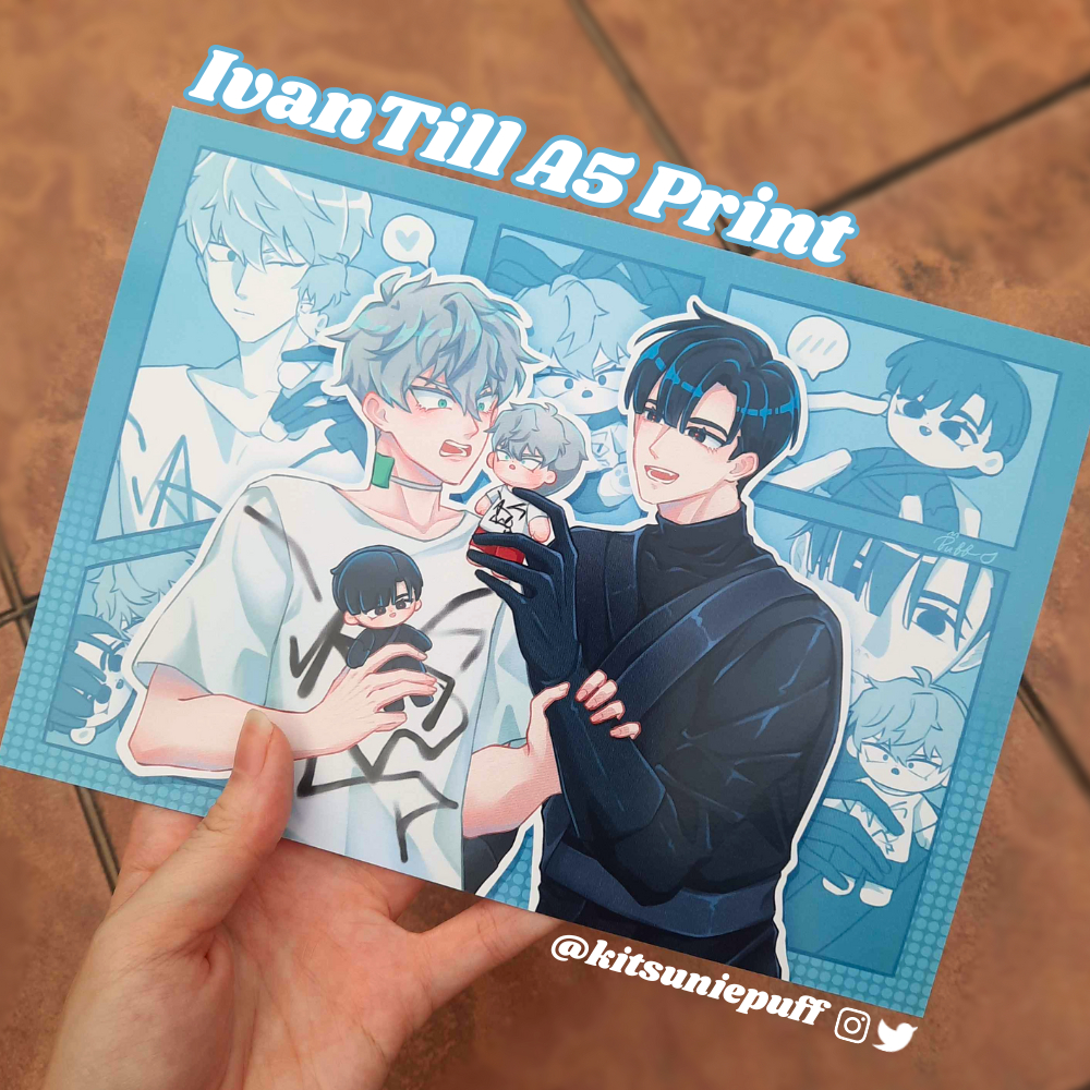 🎤 IvanTill & Plushies A5 Artprint (Ivan & Till/ALNST/Alien Stage) 🎸 ...