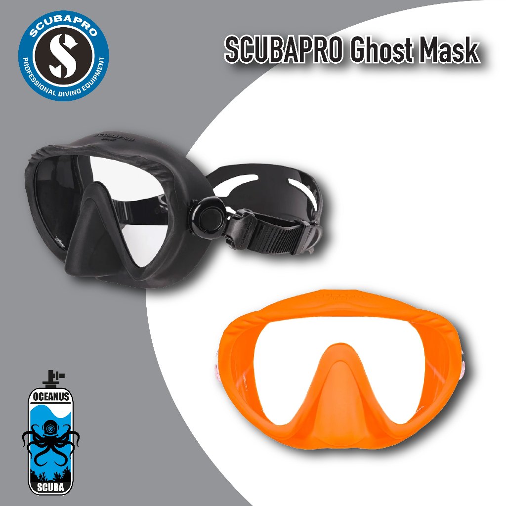 SCUBAPRO Ghost Mask, Scuba Diving Mask, Frameless Mask | Shopee Malaysia