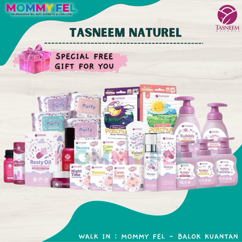 Tasneem Naturel Balm For Baby & Kids - Calm Time, Sleep Time, CF-Rub, T ...