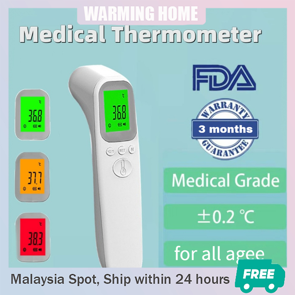 【STOCK】Infrared Forehead Thermometer Gun Baby Adult Handheld ...