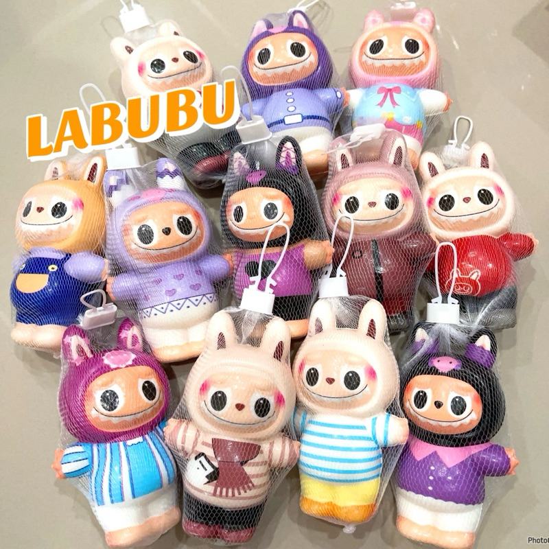 Labubu Squishy Toys Cute gifts for kids destress toys squishy toys ...