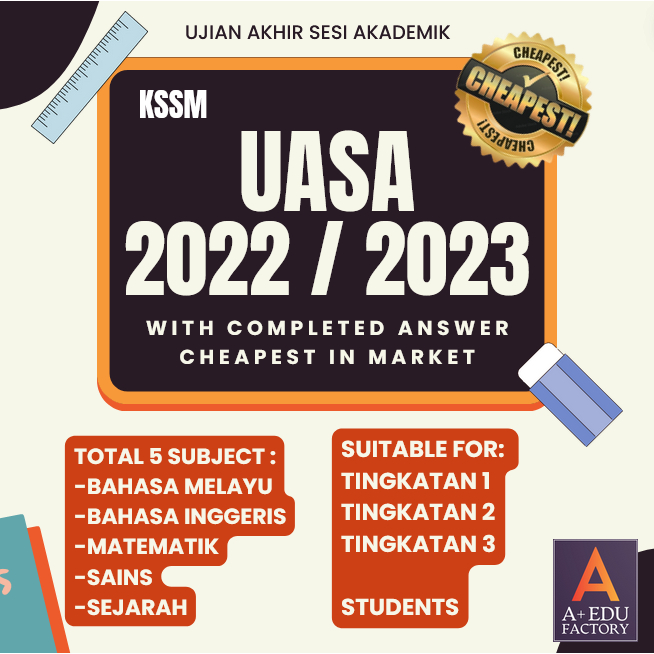 [📚PDF] KERTAS UASA 2022/2023 TINGKATAN 1, 2, 3 FINAL EXAM PAPER [5 ...
