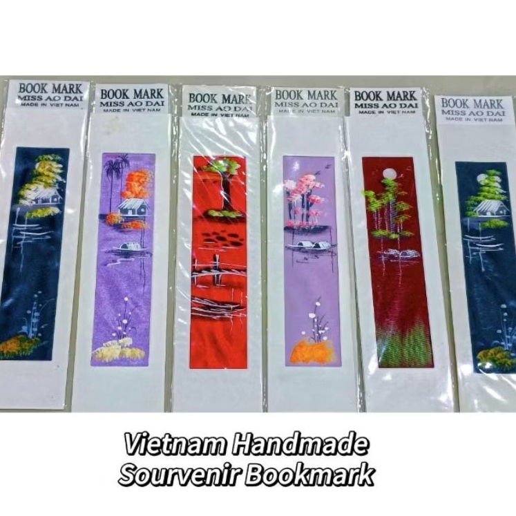 5 Vietnam Handmade Souvenir Bookmark FULL SET | Shopee Malaysia