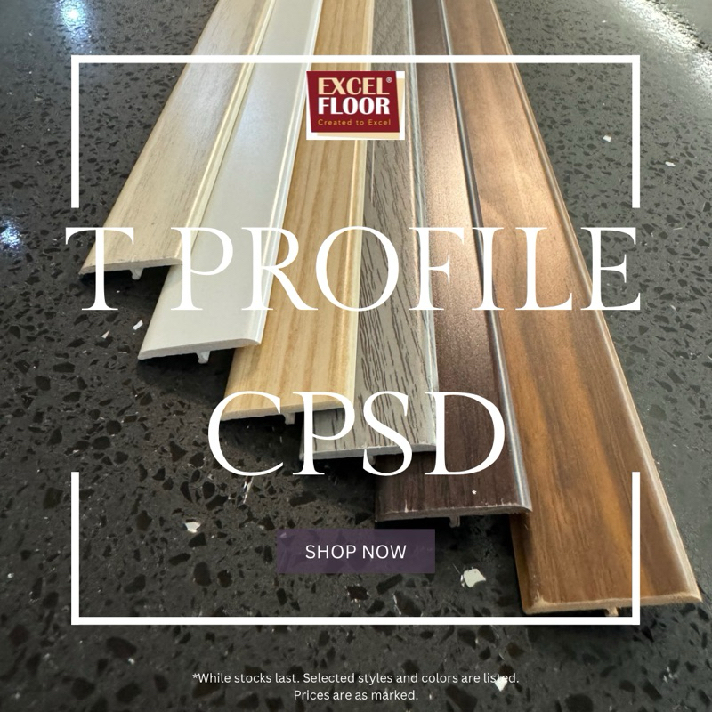 Transition/T Profile CPSD for SPC and Vinyl Flooring | Shopee Malaysia