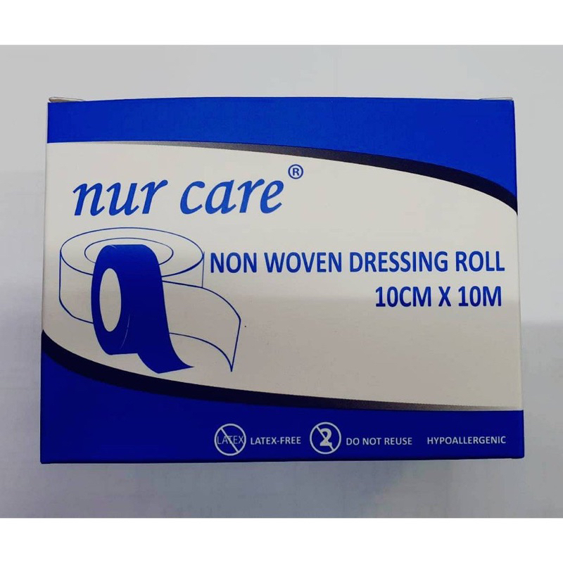 Nur Care Non Woven Dressing Roll 10cm x 10cm (EXPIRED: 12/2024 ...