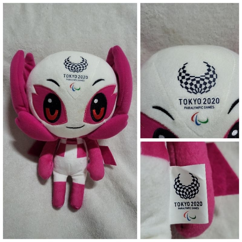 Authentic Rare Tokyo 2020 Paralympic Games Mascot Someity Beanie Plush ...